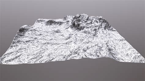 Cliffs Terrain Modeled D Model