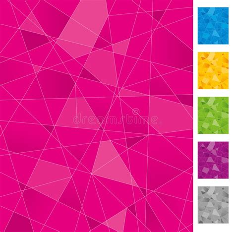 Abstract 3d Square Background Colorful Tiles Geometric Vector Stock Vector Illustration Of