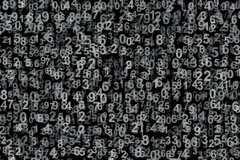 Abstract Background With Numbers Vector Illustration 11168580 Vector Art At Vecteezy