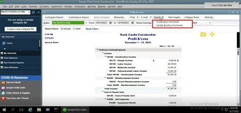 Export QuickBooks Reports To Excel Step By Step