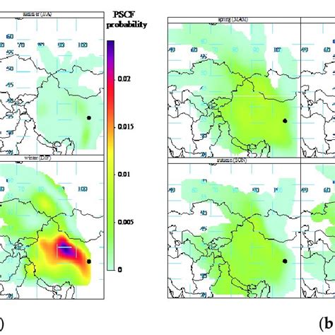 The Analysis Of Potential Sources Using The A Pscf And B Cwt