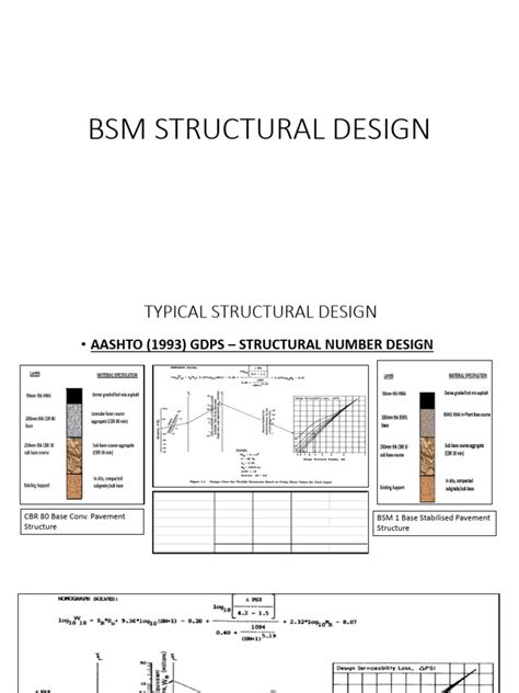 Bsm Structural Design Examples Pdf Road Surface Transportation