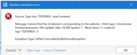 Uipath Runtime Error Help Uipath Community Forum