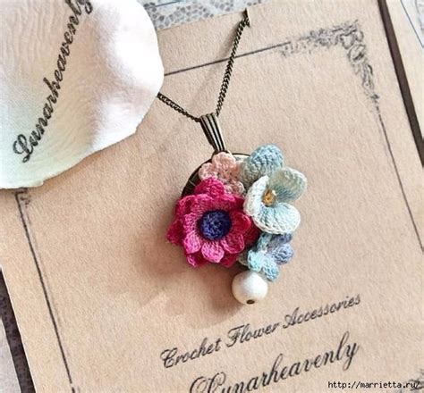 Аксессуары и украшения крючком. Самое красивое для вдохновения