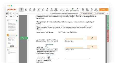 T Agreement Workflow Pdffiller