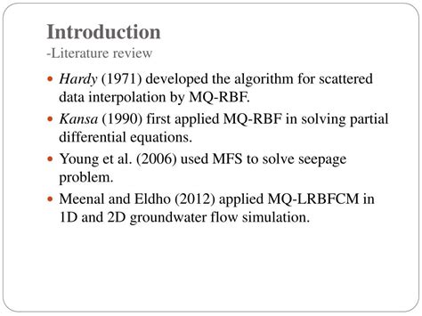 PPT 無網格法 介紹 Introduction to Meshless Methods PowerPoint Presentation ID