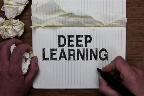 Writing Note Showing Deep Learning Business Photo Showcasing Hierarchical Abstractions