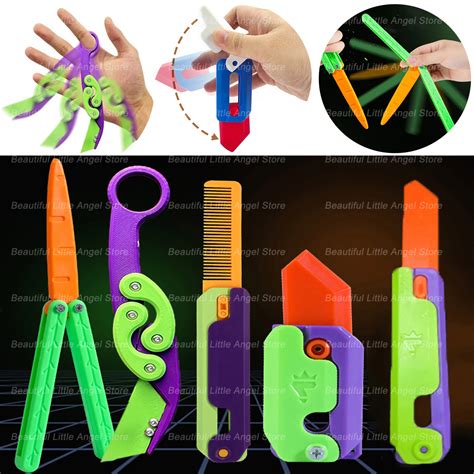 New Knife Fidget Toy 3d Printing Technology Stocking Stuffers T With
