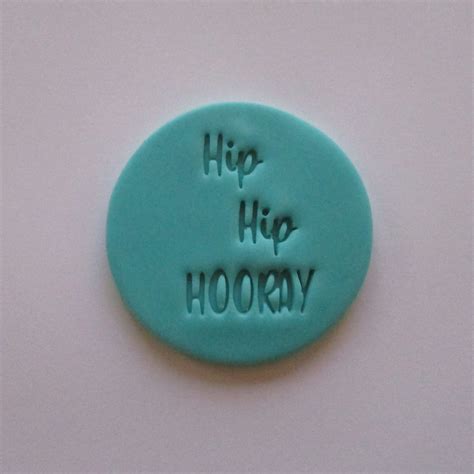Hip Hip Hooray Fondant Embosser Cookie Stamp Octopus Cutters