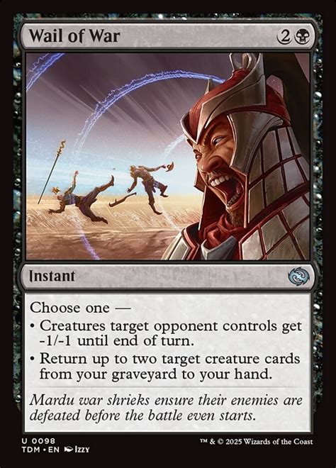 Wail Of War Tarkir Dragonstorm Uncommon