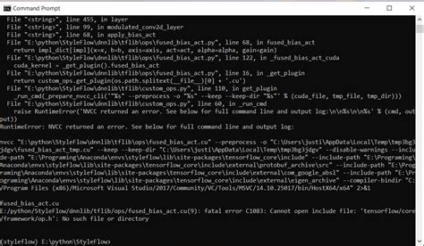 runtimeerror could not find msvc gcc clang installation on this
