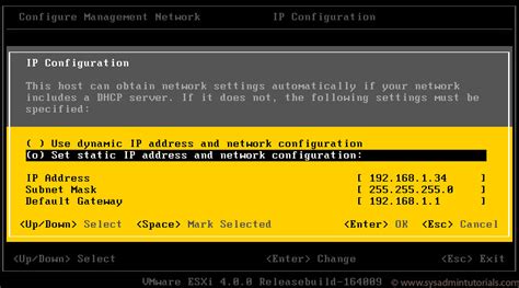 Setting Up VMware ESXi