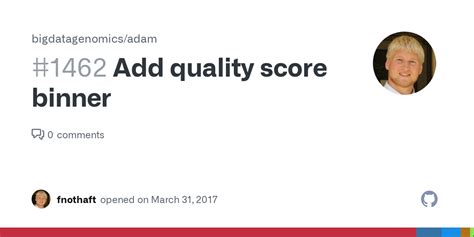 add quality score binner · issue 1462 · bigdatagenomics adam · github