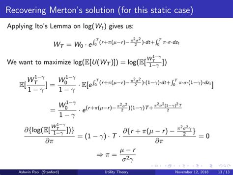 Risk Aversion Risk Premium And Utility Theory Pdf