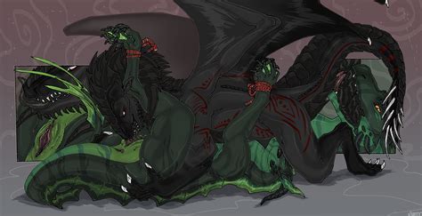 Rule 34 Aciel Viskaff Anus Ass Black Knot Black Penis Cunnilingus Dragon Duo Female Feral