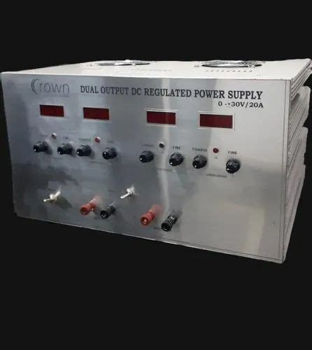 Dc Regulated Supply Dual Output DC Regulated Power Supply V A Manufacturer From New Delhi
