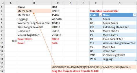 Excel Formula If Cell Contains Then Insert Into Adjacent Cell Based On Acronym