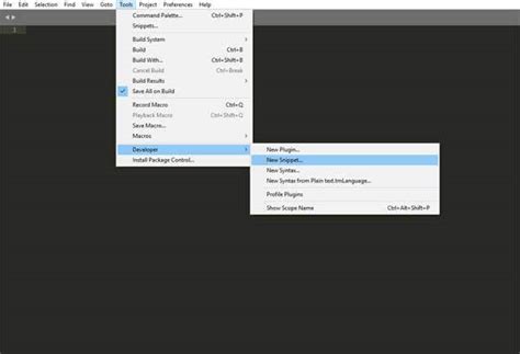 Hướng dẫn tạo Snippet trong Sublime Text