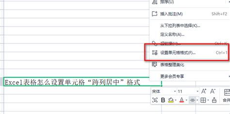 excel表格怎么设置单元格“跨列居中”格式 360新知