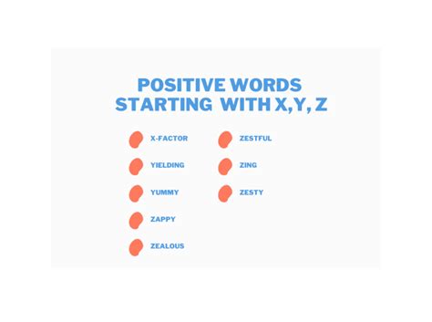 [240] positive words that start with x y or z 2024 guide
