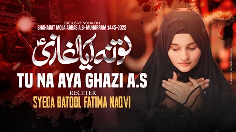 Tu Na Aya Ghazi आप नहीं आए गाज़ी Syeda Batool Fatima Naqvi