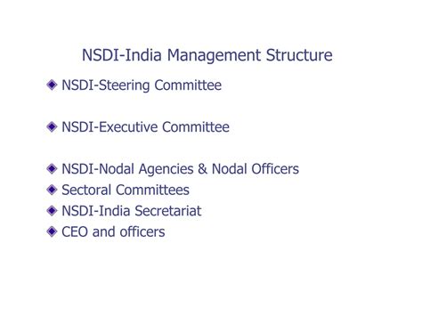 Ppt National Spatial Data Infrastructure Nsdi Essential For