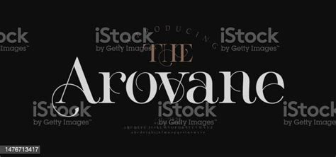 우아한 알파벳 문자 글꼴과 숫자 타이포그래피 럭셔리 클래식 레터링 세리프 글꼴 장식 웨딩 로고 빈티지 복고풍 개념 벡터 일러스트 레이 션 서예에 대한 스톡 벡터 아트 및