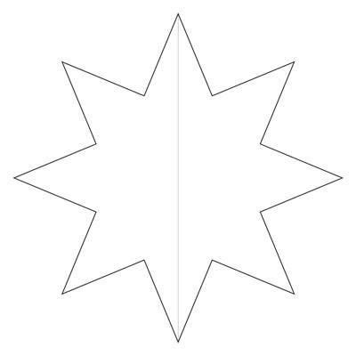 Шаблоны и трафарет звезды для вырезания из бумаги: скачать и ...