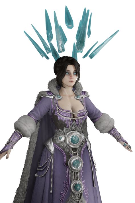 Rule 34 1girls 3d Blue Eyes Cleavage Dress Female Female Only Kislev Soboro Solo Solo Female