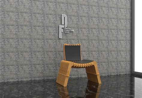 Parametric Chair Digital Parametric Furniture Easy Assemble Diy Cnc Ready Cutting Files Etsy