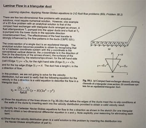 laminar flow in a triangular duct learning objective