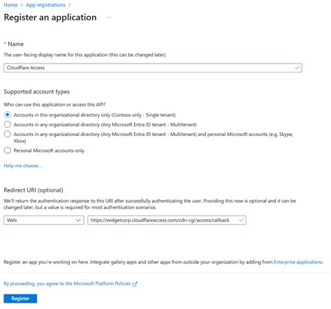 Cloudflare と Microsoft Entra Id の統合を構成して安全なハイブリッド アクセスを実現する Microsoft Entra Id Microsoft Learn