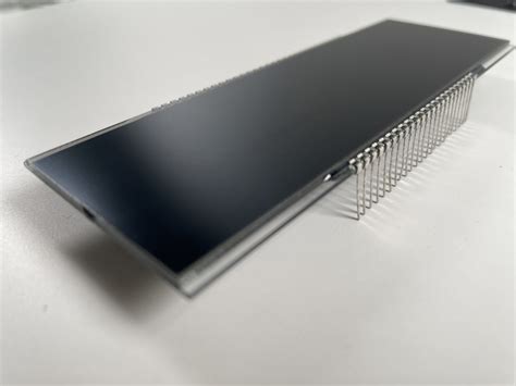 high contrast va lcd display transmissive negative 7 segment pin