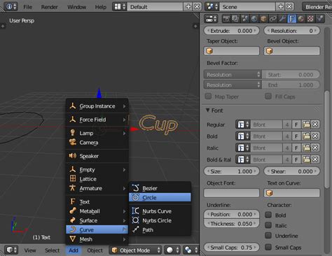 Align Text With A Curve Blender Stack Exchange