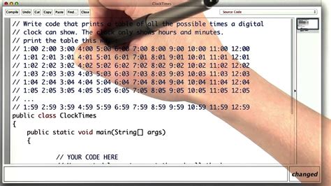 Clock Times Intro To Java Programming Youtube