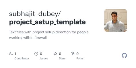 Github Subhajit Dubeyprojectsetuptemplate Text Files With Project