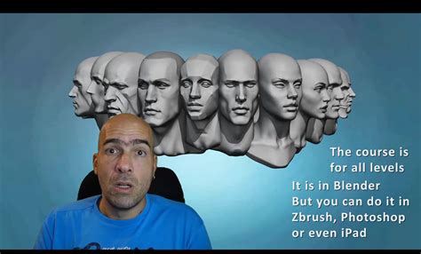 Head Anatomy And Sculpting Exercises Course Blender Market