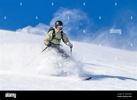 Spectacular Skiing In Backcountry Of Pass Thurn Ski Resort Near