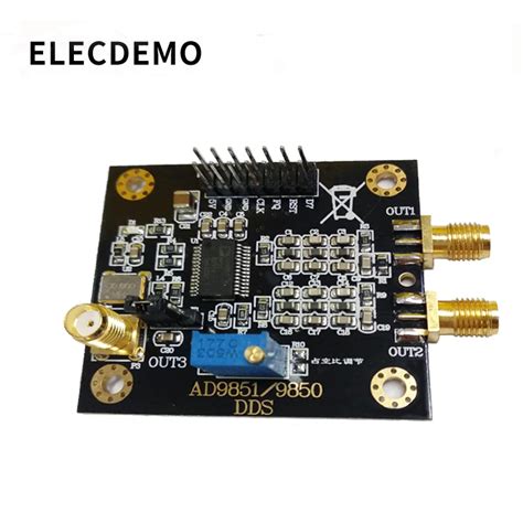 ad9851 module dds function signal generator send program compatible