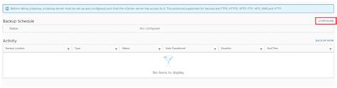 Backing Up And Restoring Vmware Vcenter Server Part 1 Native Backup