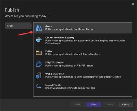 Create Azure App Service From Visual Studio