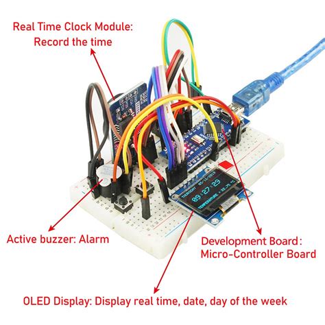 Buy WayinTop Real Time Clock Kit With Tutorial For Arduino DS AT C Clock Module Micro
