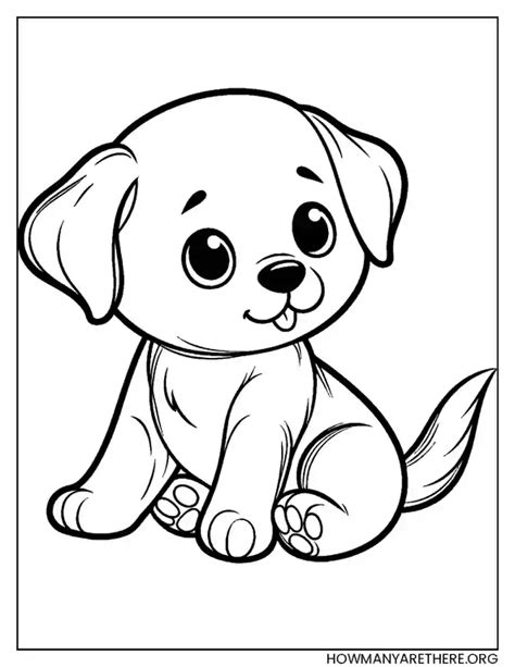 9 Dibujos E Imagenes Cachorros Para Colorear Y Imprimir Gratis Para