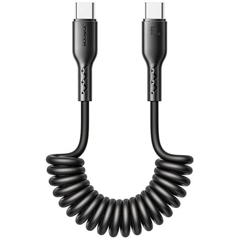 Joyroom W Usb Type C Coiled Charging Cable M For Phone