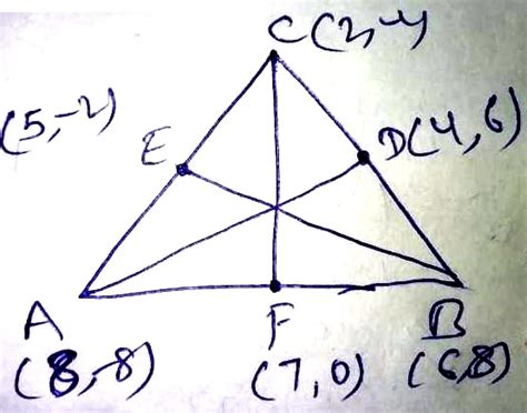 Find The Lengths Of The Medians Of A Triangle Abc Whose Vertices Are A