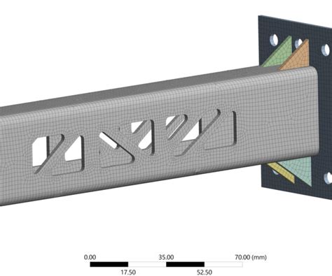Artstation Ansys Static U Profile Nonlinear Bending Resources