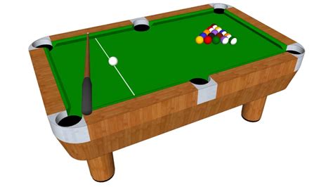 pool table 3d warehouse