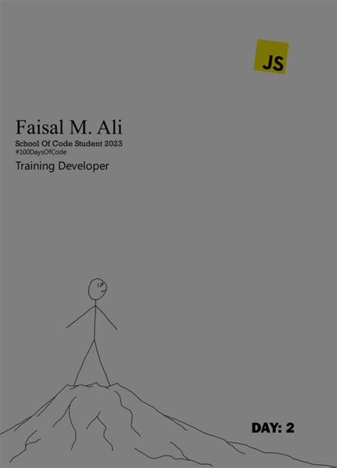 Faisal Ali On Linkedin 100daysofcode Schoolofcode Impostersyndrome Bootcamp 16 Comments