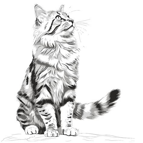 Premium Vector Sketch Of A Cat