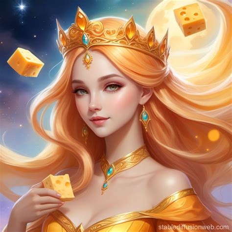 Cheese Princesss Identity Stable Diffusion Online